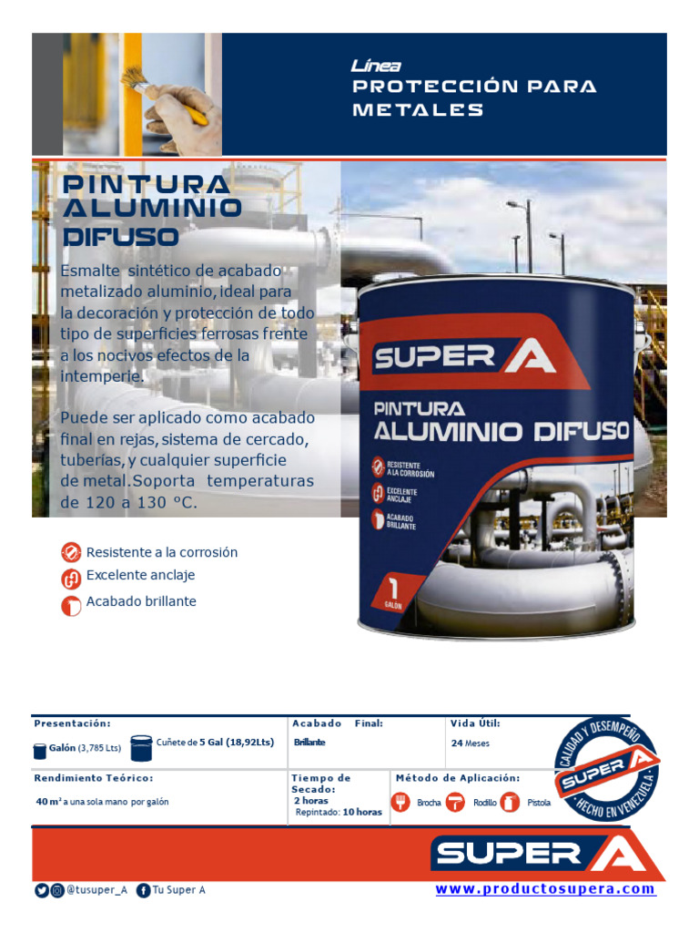 FT Aluminio DIfuso | Descargar gratis PDF | Aluminio | Materiales