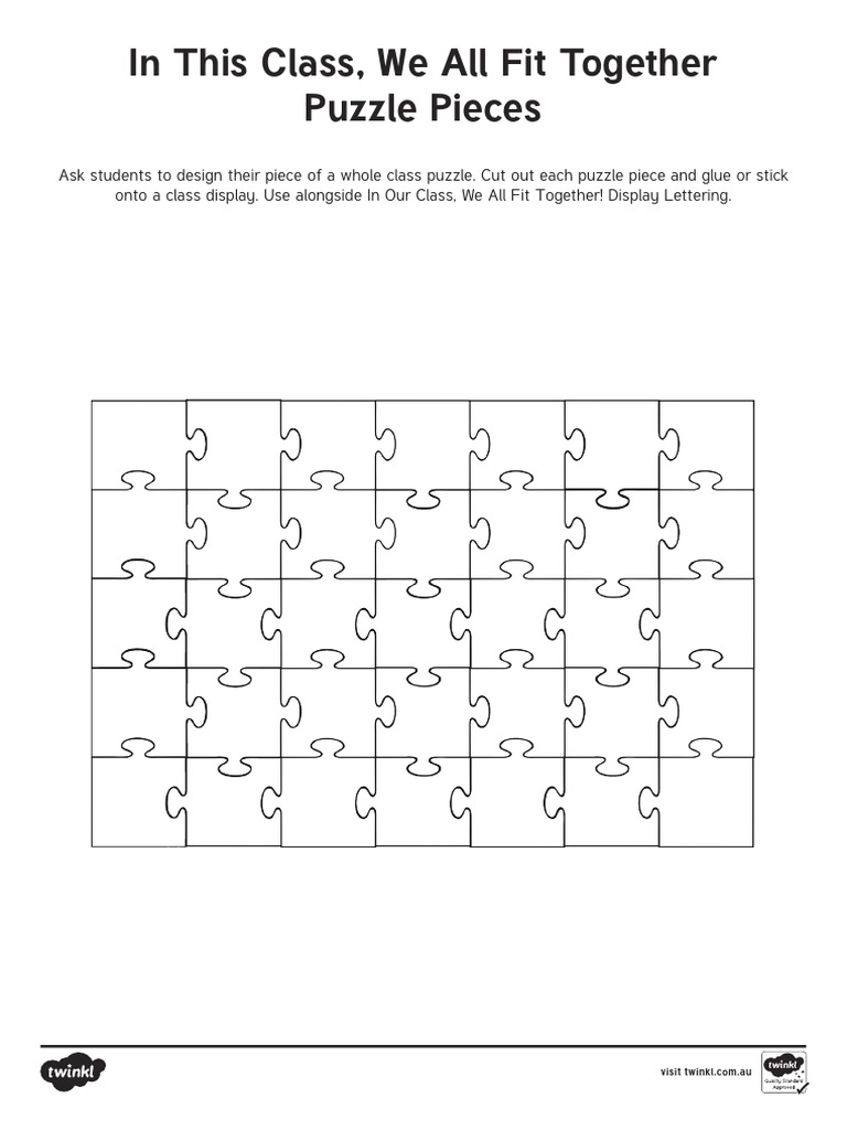 Class Puzzle Poster | PDF