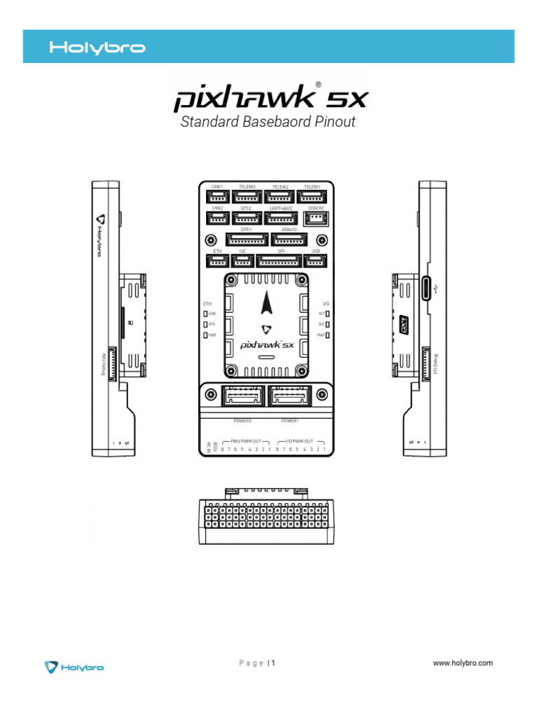 Pixhawk5x Pinout | PDF | Internet Protocols | Telecommunications