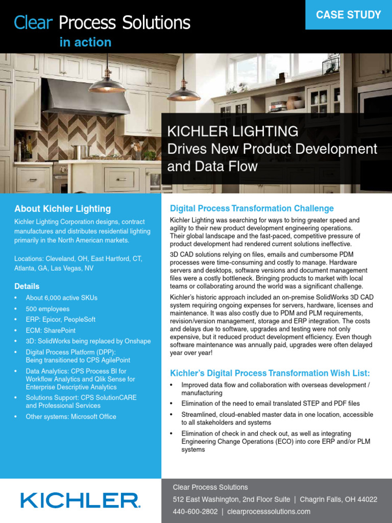 CPS Kichler Case Study NPD | PDF | Enterprise Resource Planning ...