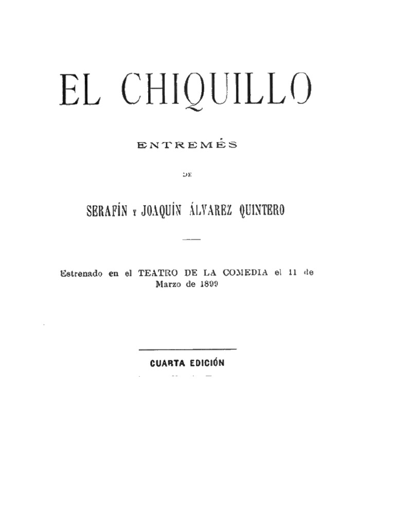 El Chiquillo | PDF