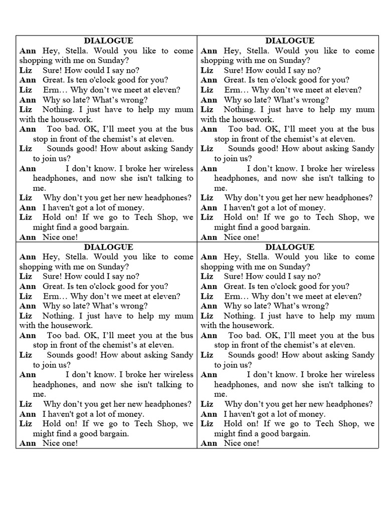 DIALOGUE Broken Headphones | PDF