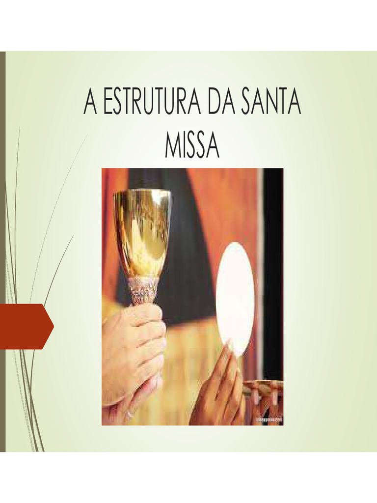 Estrutura da Santa Missa Explicada | PDF | Missa (liturgia) | Eucaristia