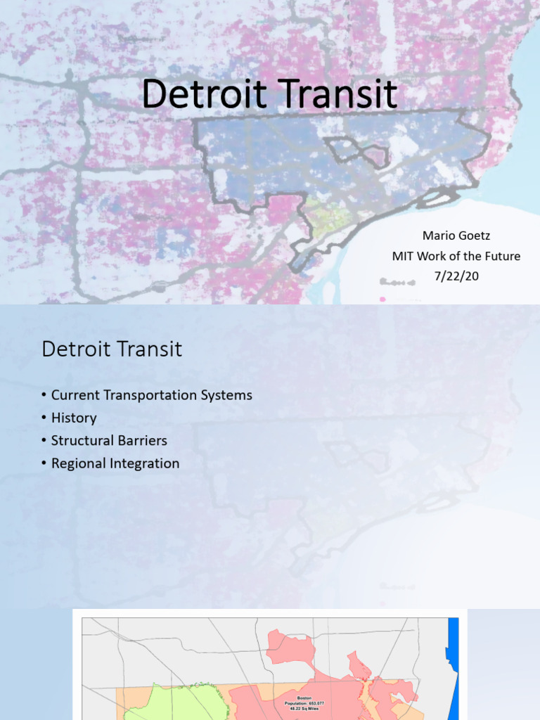 Detroit Transit | Download Free PDF | Detroit | Public Transport