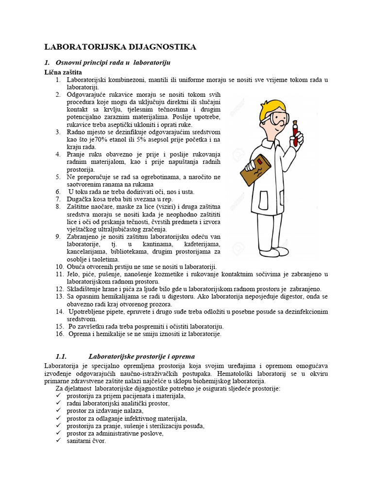 Osnove Laboratorijske Dijagnostike | PDF