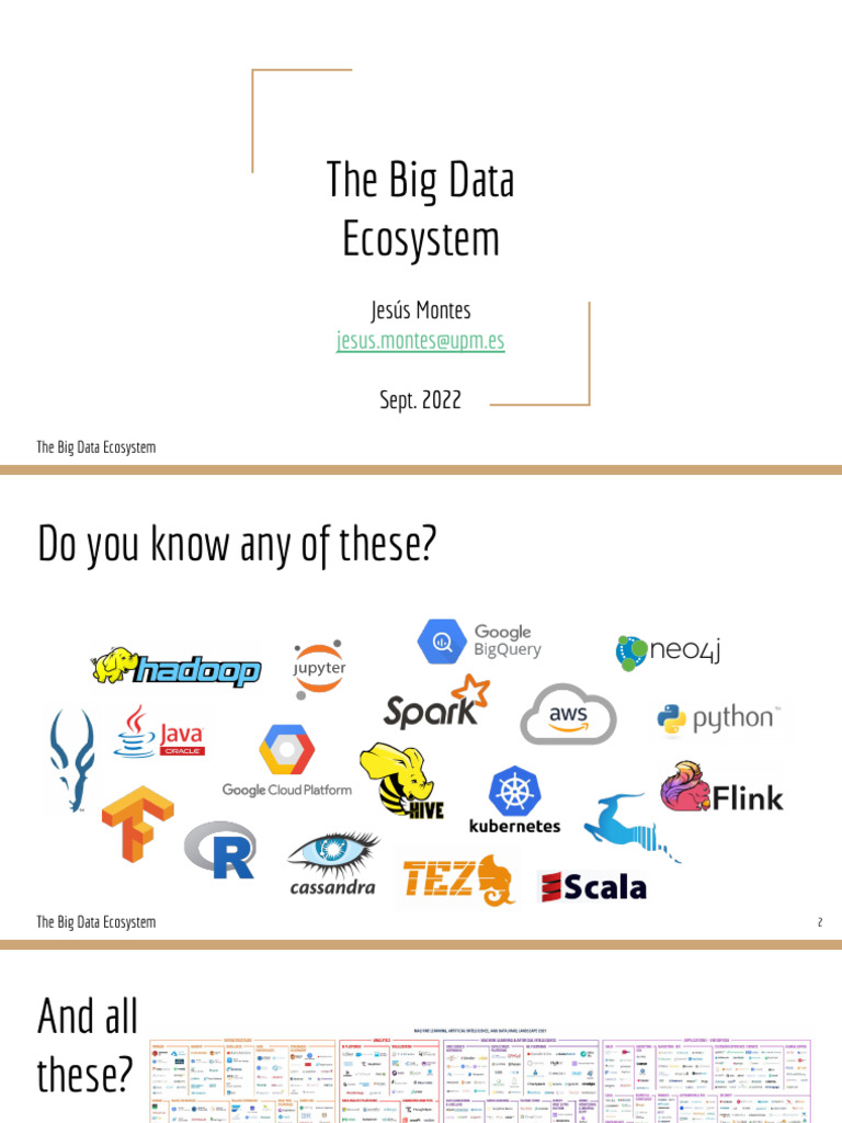 The Big Data Ecosystem | PDF | Map Reduce | No Sql