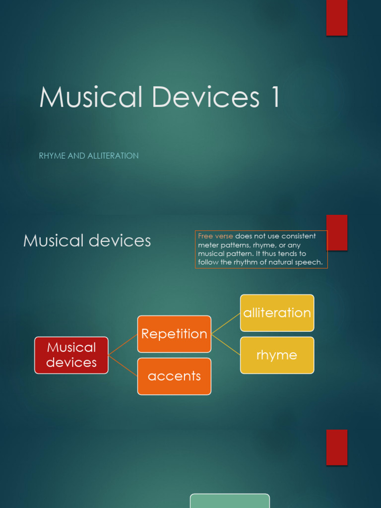 Musical Devices 1 | PDF | Syllable | Rhyme