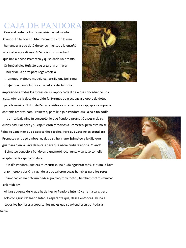 La Caja de Pandora | PDF