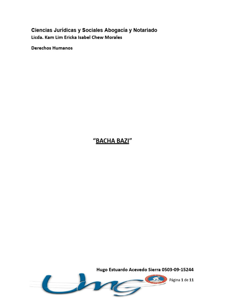 Bacha Bazi: Abuso Infantil en Afganistán | PDF | Afganistán | Talibanes