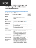 Guía PRISMA 2020 para Revisiones Sistemáticas | PDF | Metaanálisis ...