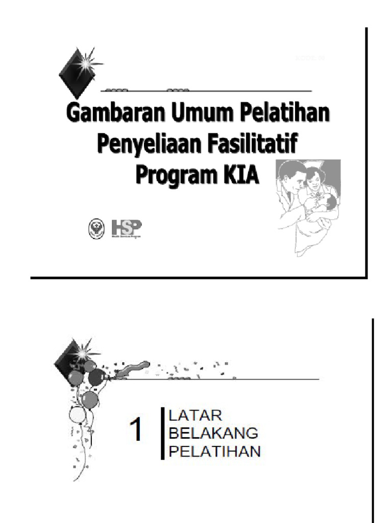Gambaran Umum Pelatihan Penyeliaan Fasilitatif Program KIA | PDF