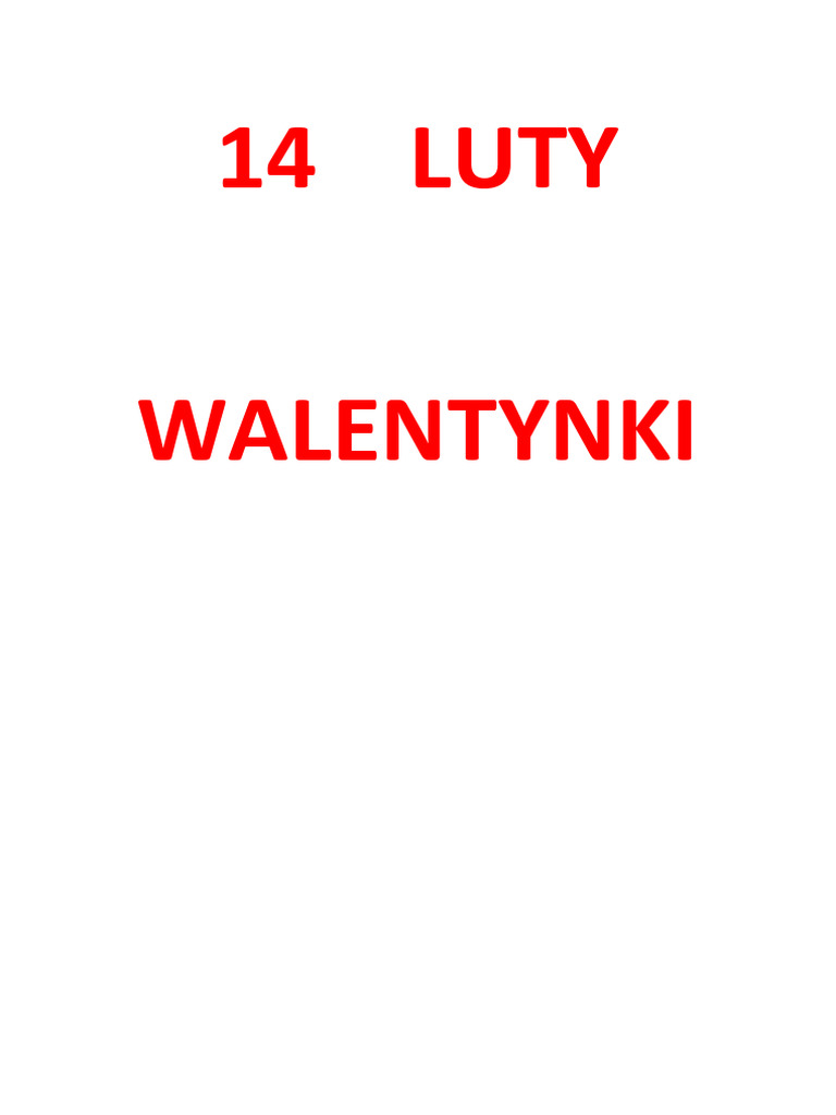 14 Luty | PDF