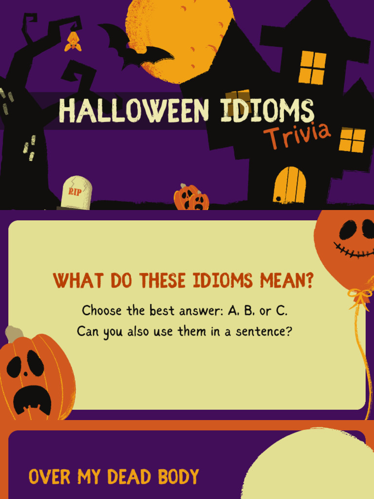 Halloween Idioms | PDF