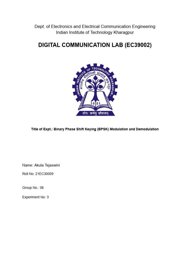 Exp 3 | PDF | Modulation | Electronic Engineering