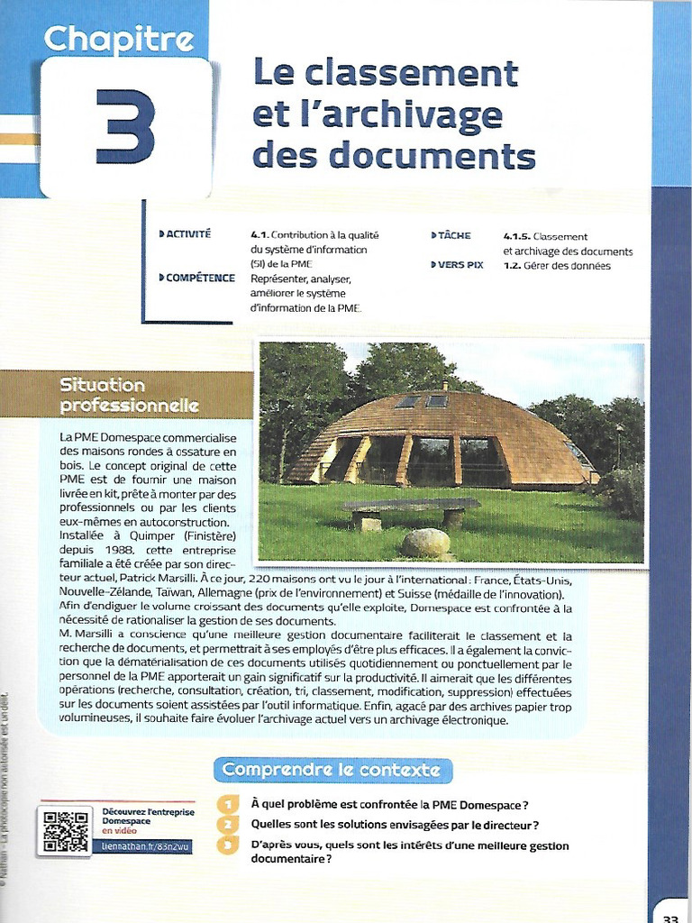 Chapitre 3 Le Classement Et L'archivage Des Documents | PDF