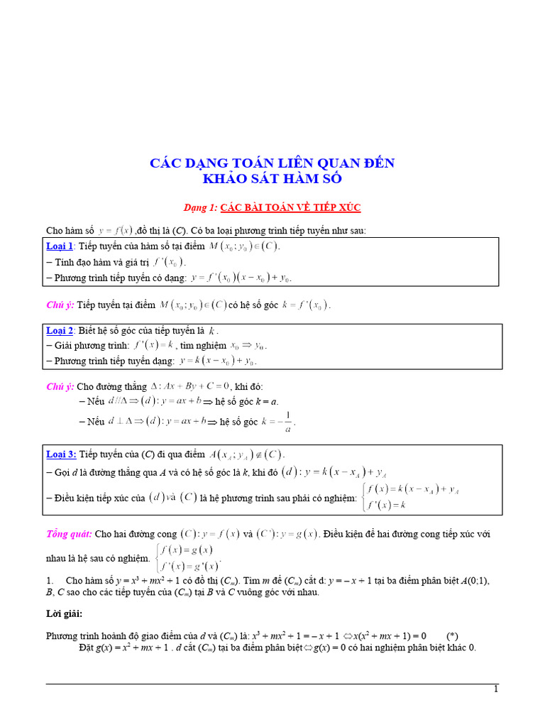 Luyen Thi Dai Hoc Toan Chuyen de Kshs 2091 | PDF