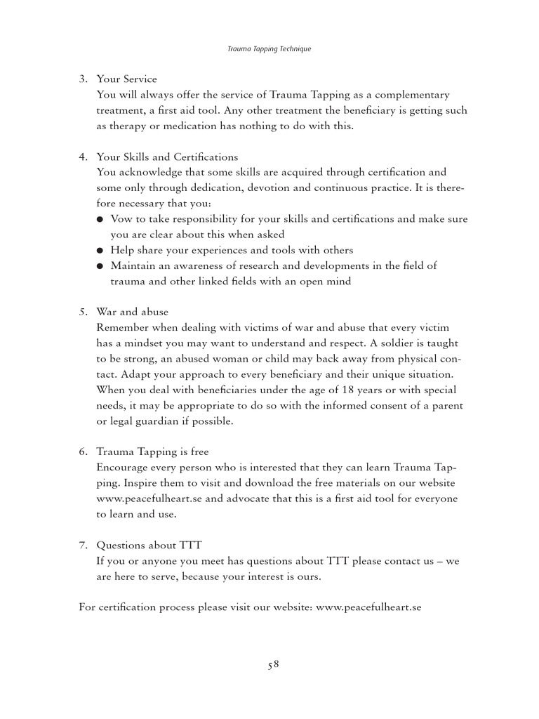 Trauma Tapping Technique (081-090) | PDF | Psychological Trauma