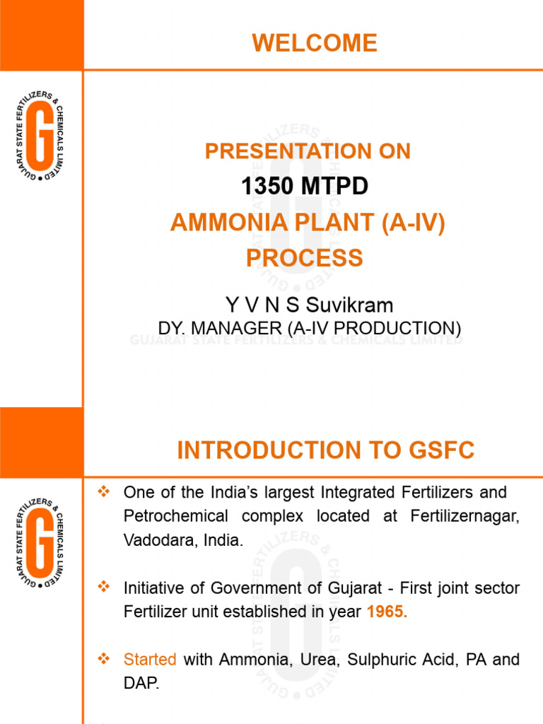 Ammonia Plant Process-2020 | PDF | Adsorption | Materials