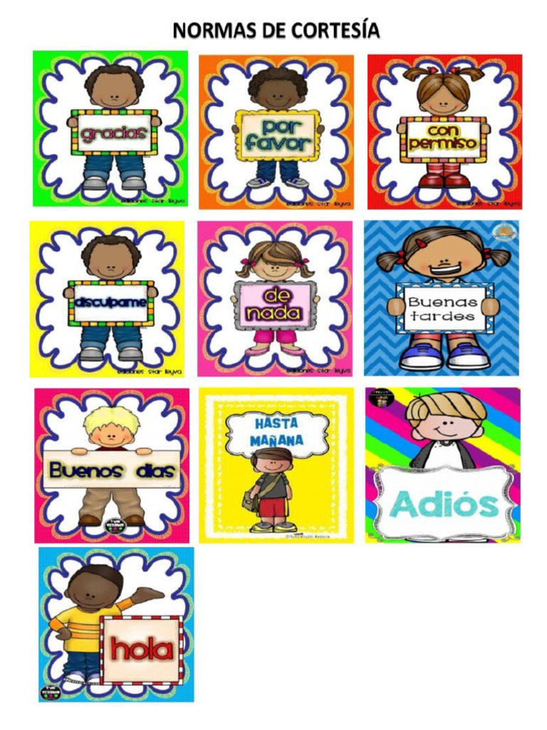 Normas De Cortesía Pdf