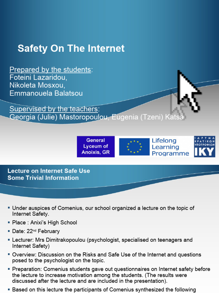 GREECE Internet Safety | PDF | Cyberbullying | Internet