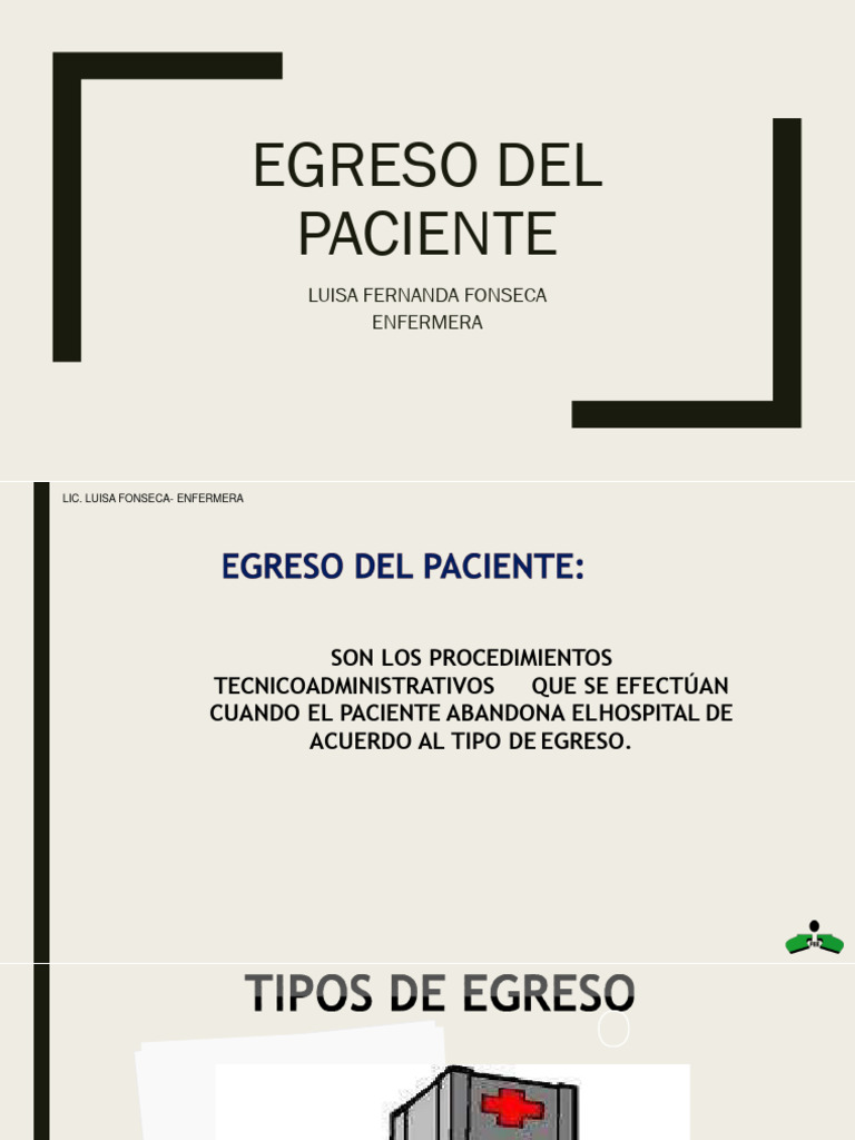 EGRESOS | PDF | Enfermería | Hospital