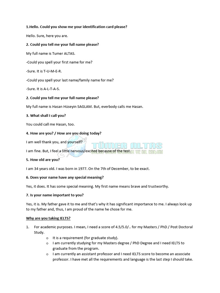 Speaking Task 1 | Download Free PDF | Wedding | Academic Degree