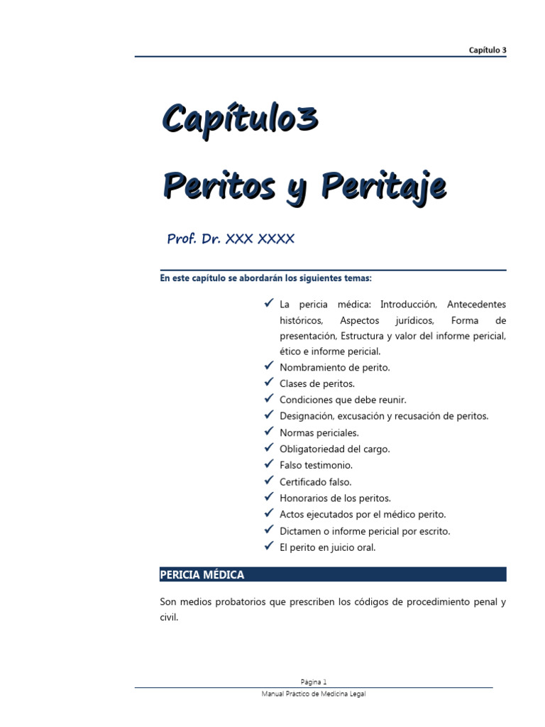 C3 - Peritos y Peritaje | PDF | Testigo experto | Experto