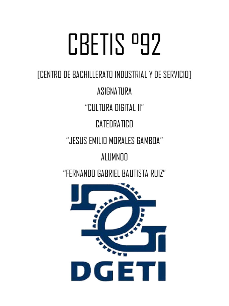 Cultura Digital Tarea Cbtis | PDF | Marketing | Internet