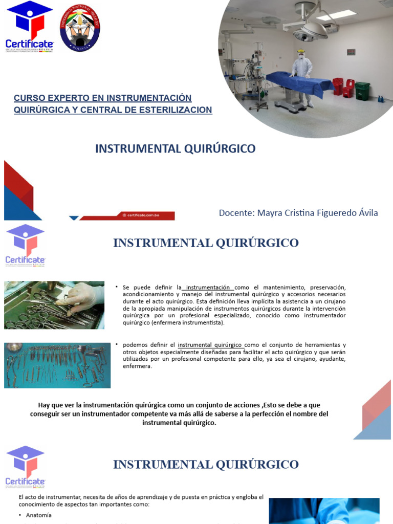 Modulo Ii Instrumental Quirúrgico | PDF | Acero inoxidable ...
