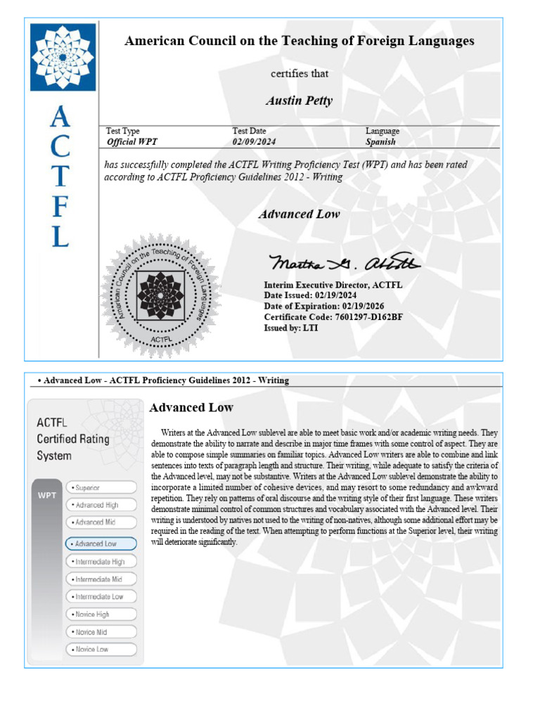 Austin Petty WPT | PDF | Linguistics | Applied Linguistics