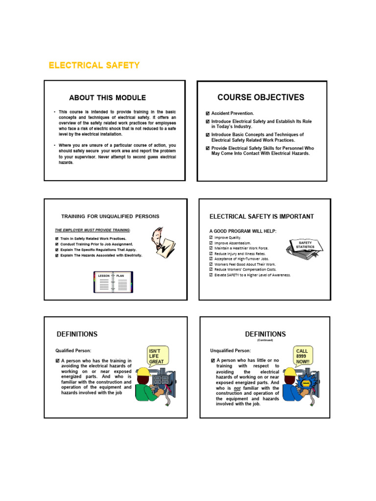 Electrical Safety | PDF | Safety | Insulator (Electricity)