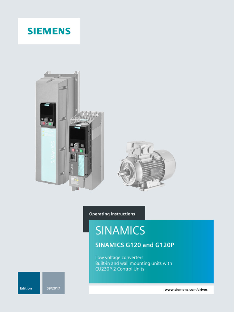 Sinamics g120 | PDF | Electric Motor | Power Inverter