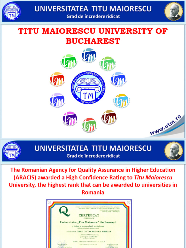 UTM Presentation | PDF | University | Doctor Of Philosophy