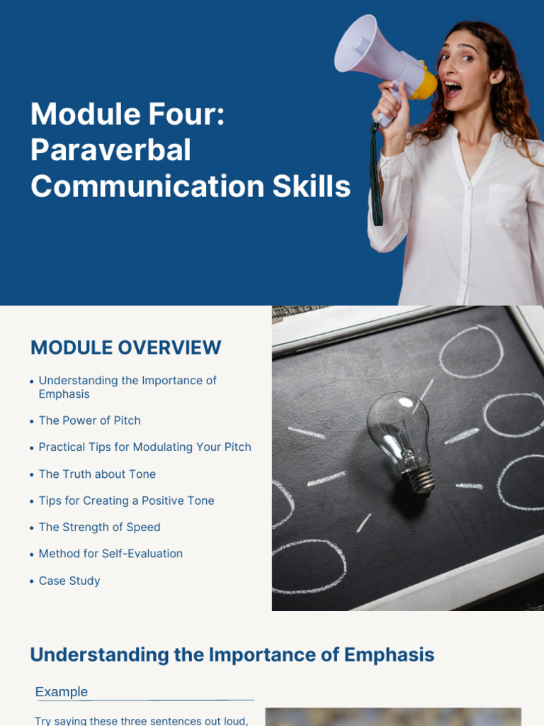 Module 4 PDF | PDF | Pitch (Music) | Communication