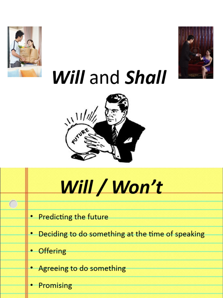 Will and Shall | PDF