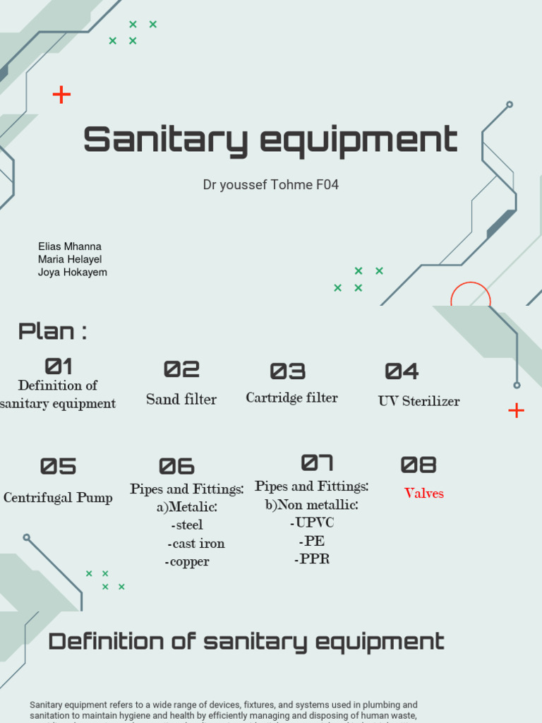 Projet 2 Sanitaire | PDF | Pump | Water Purification