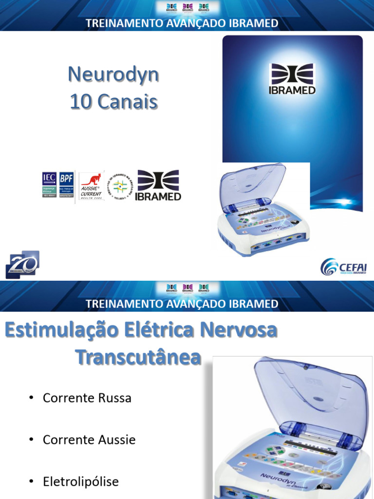 Treinamento Neurodyn 10 Canais | PDF | Dor | Músculo esquelético