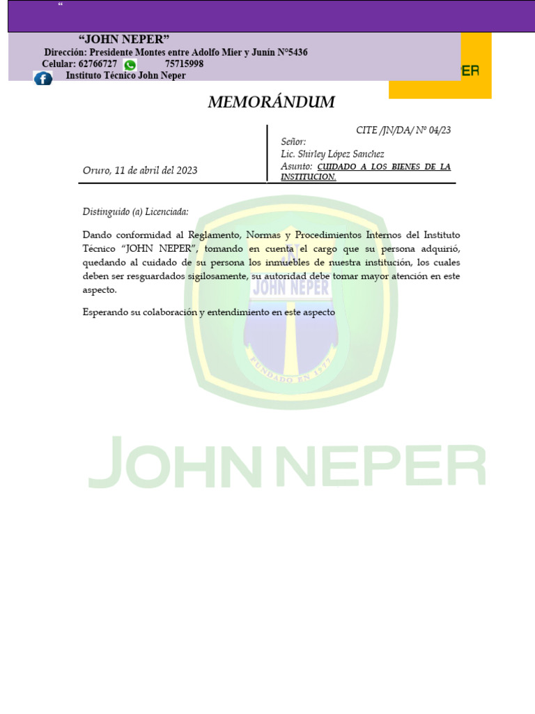 Memos 2023 Genial Acrtualdocx | PDF | Sicología | Science