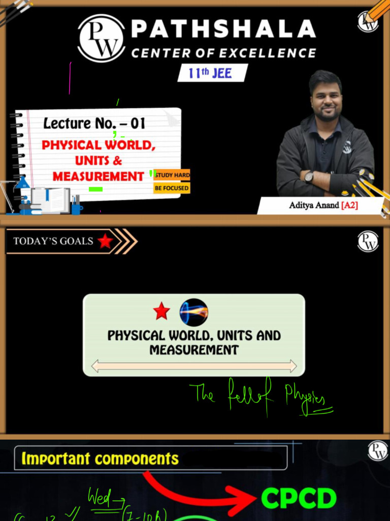 Unit Dimension and Measurements 01_ Class Notes | PDF