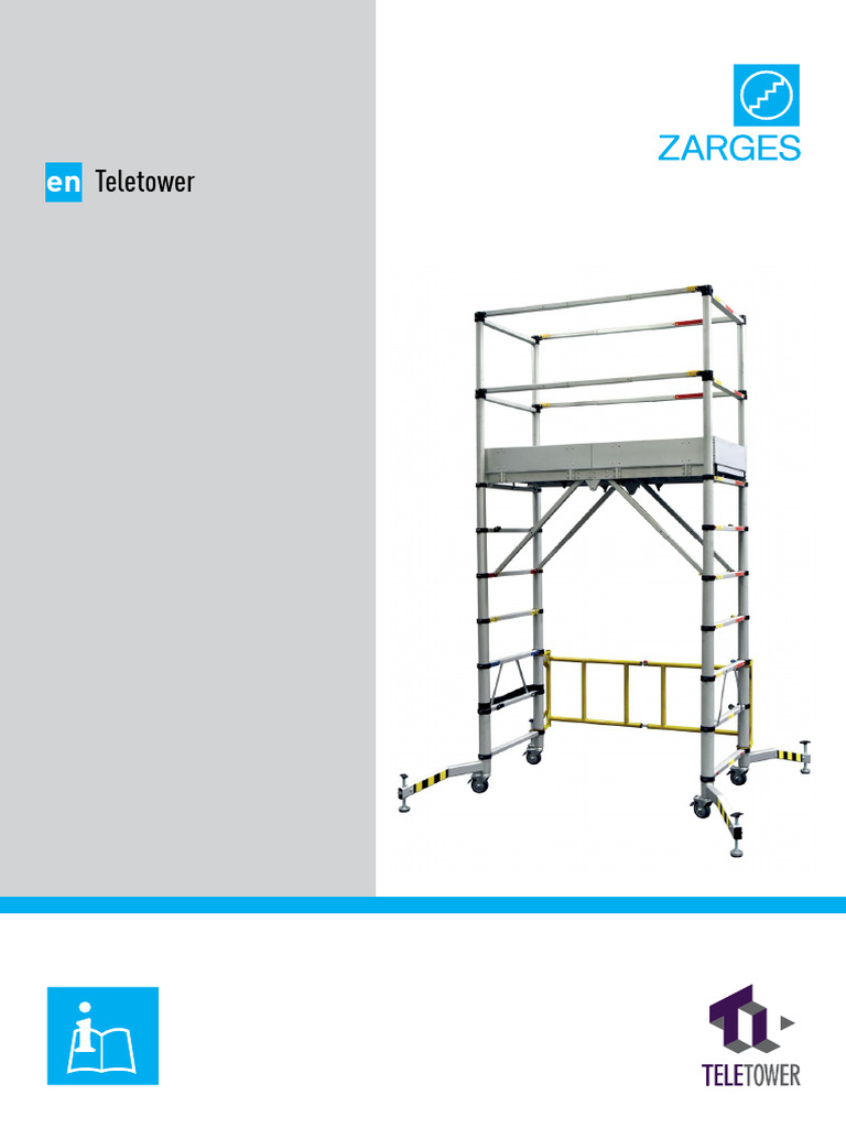 ZARGES Teletower Instruction Manual | PDF | Elevator | Manufactured Goods