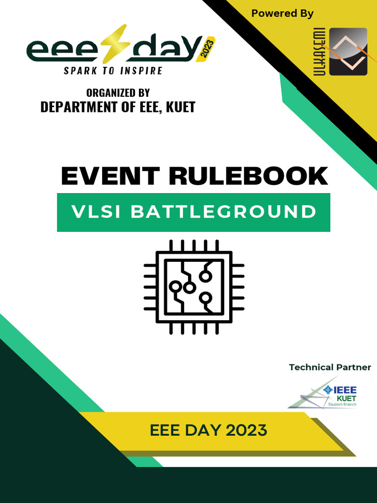 Final Vlsi Battleground Rulebook KUET EEE Day | PDF | Design | Systems Engineering