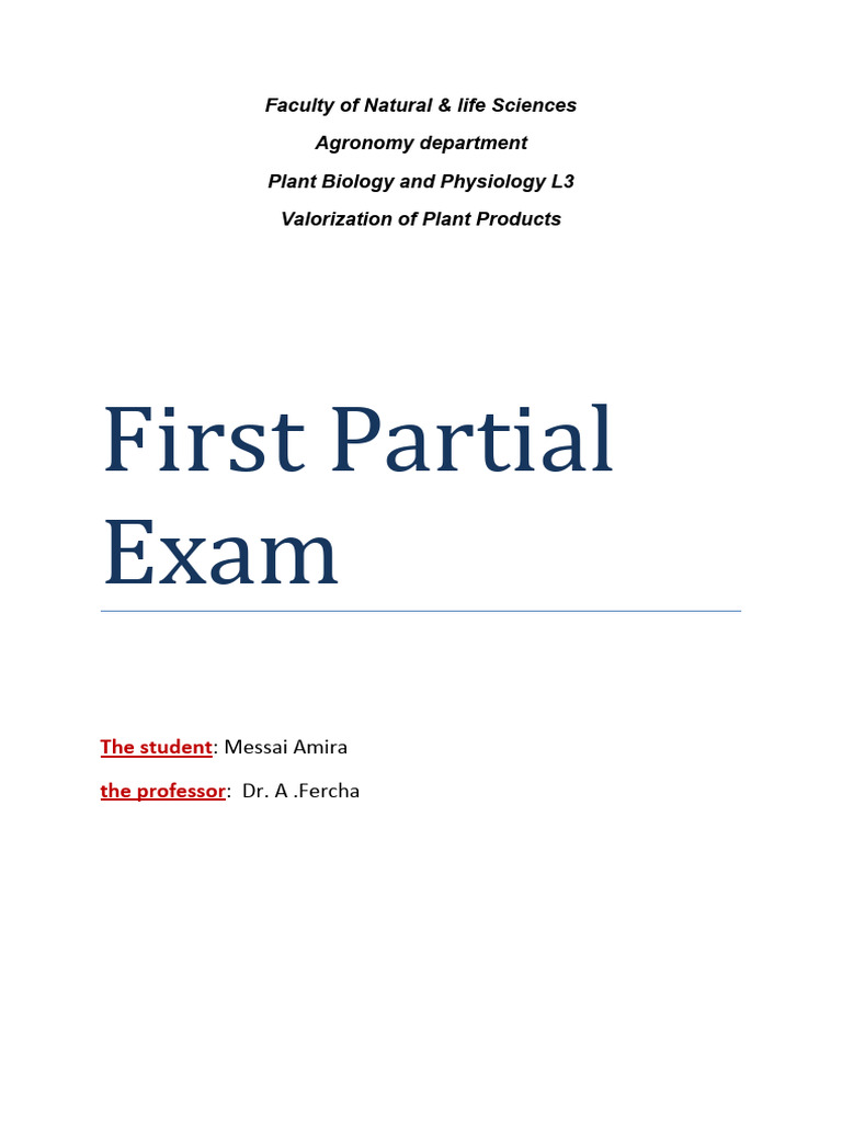 Messai | PDF | Plants | Metabolism