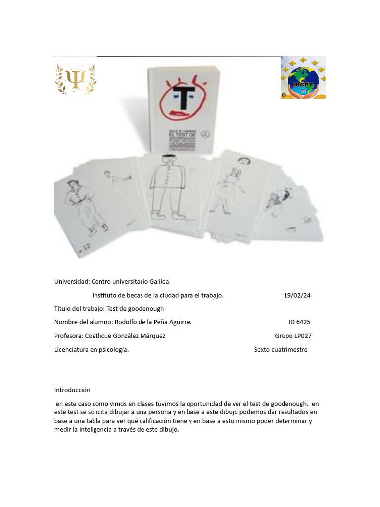 Test de Goodenough | PDF