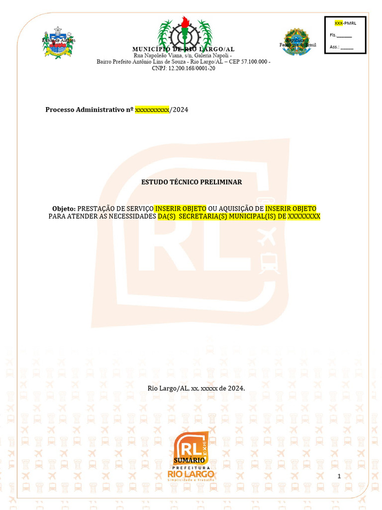Modelo de ETP - lei 14.133 - COMENTADO E GRIFADO | PDF | Mercado (economia) | Desperdício