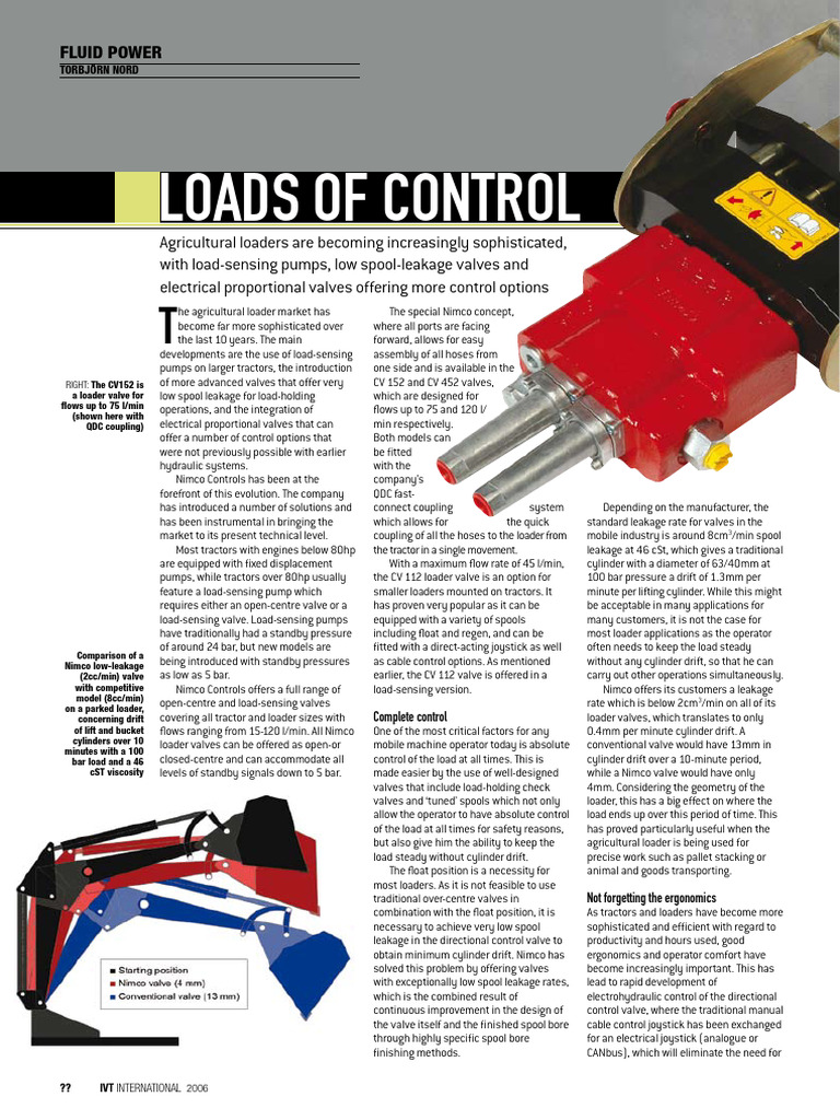 Nimco Loads of Control | PDF | Loader (Equipment) | Manufactured Goods