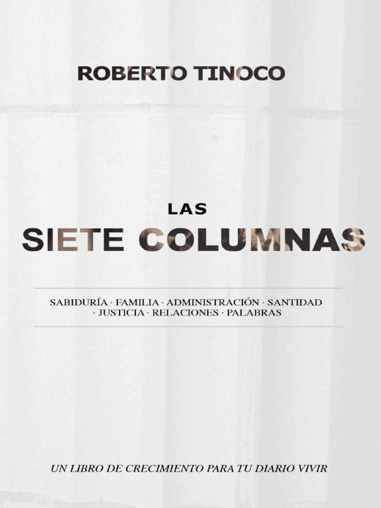 Las 7 Columnas | PDF | Moisés | Sabiduría