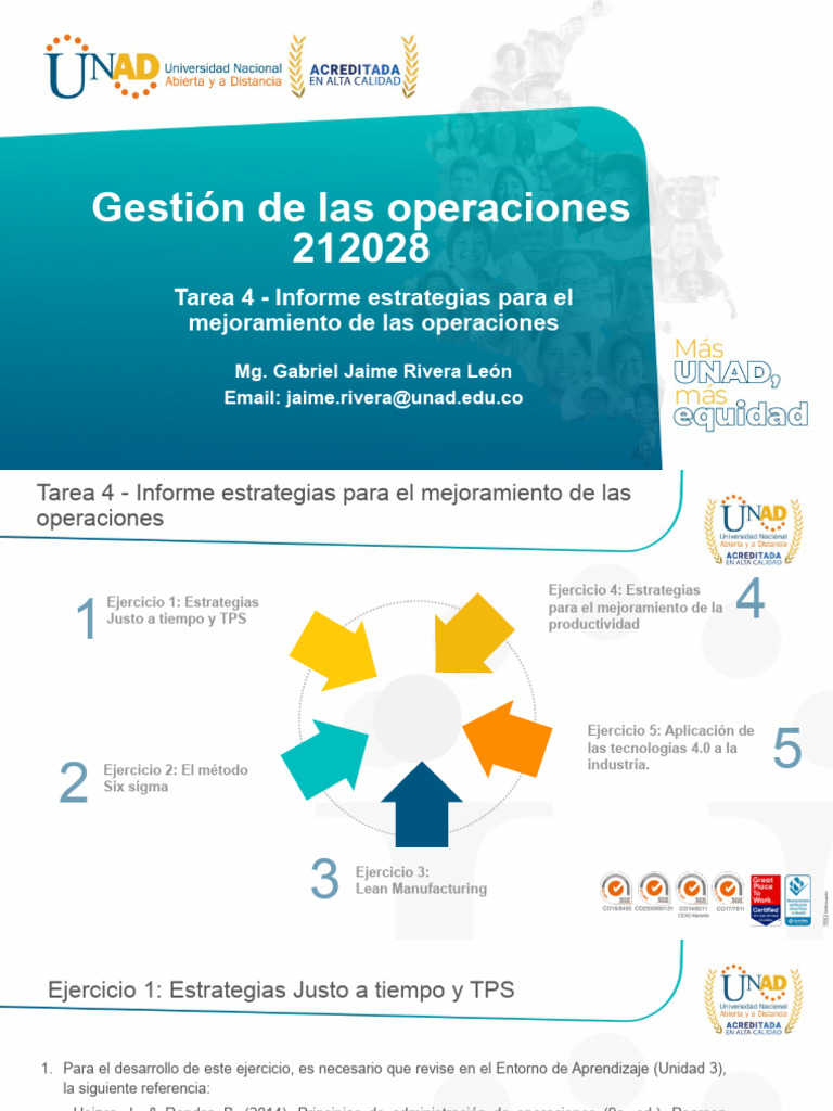 Estrategias de Mejora Operativa | PDF | Lean Manufacturing | Six Sigma
