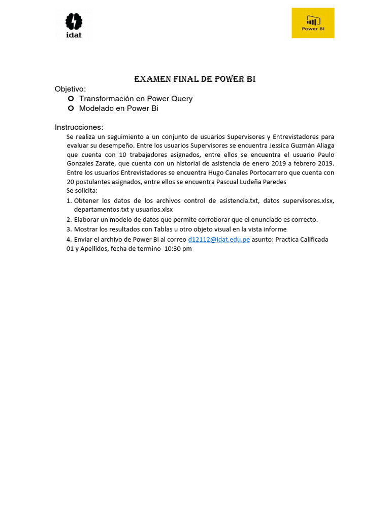 Practica de Power Bi | PDF