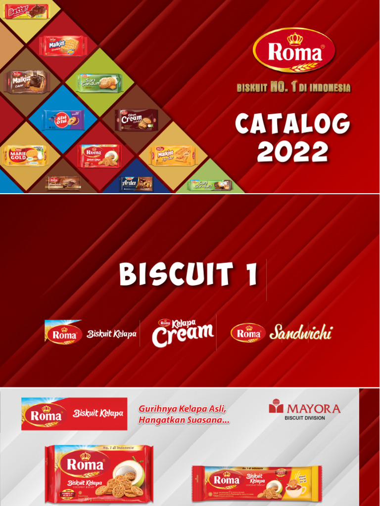 Biskuit No. 1 Indonesia Catalog 2022 | PDF