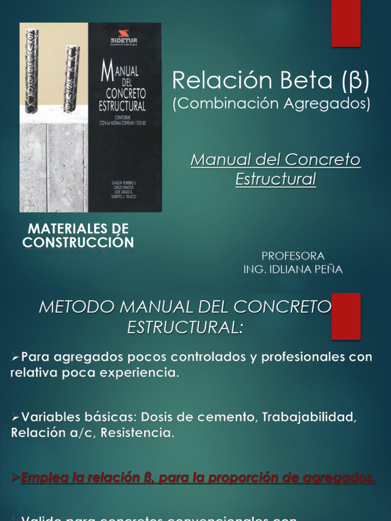 CLASE 6 Calculo Beta (Combinación Agregados) | PDF